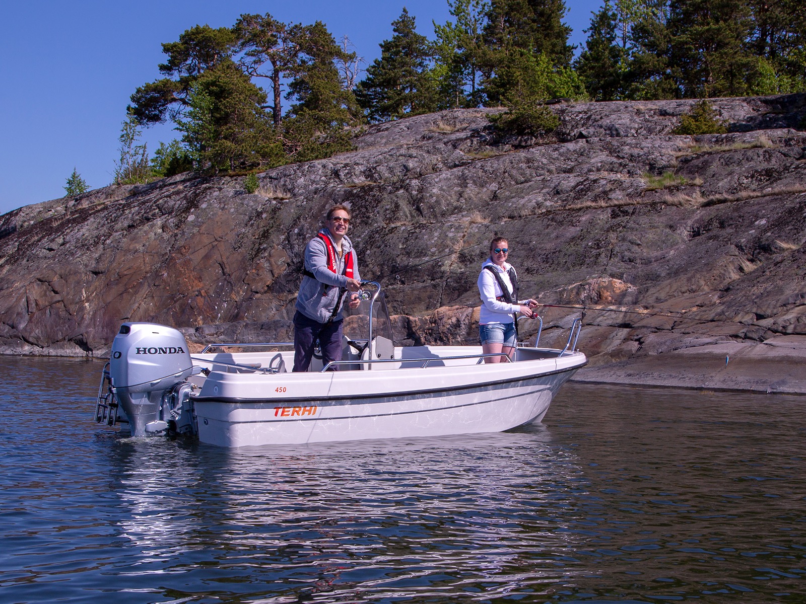 Terhi 450 C + Honda - Terhi & Honda - Venepaketit - Honda Marine